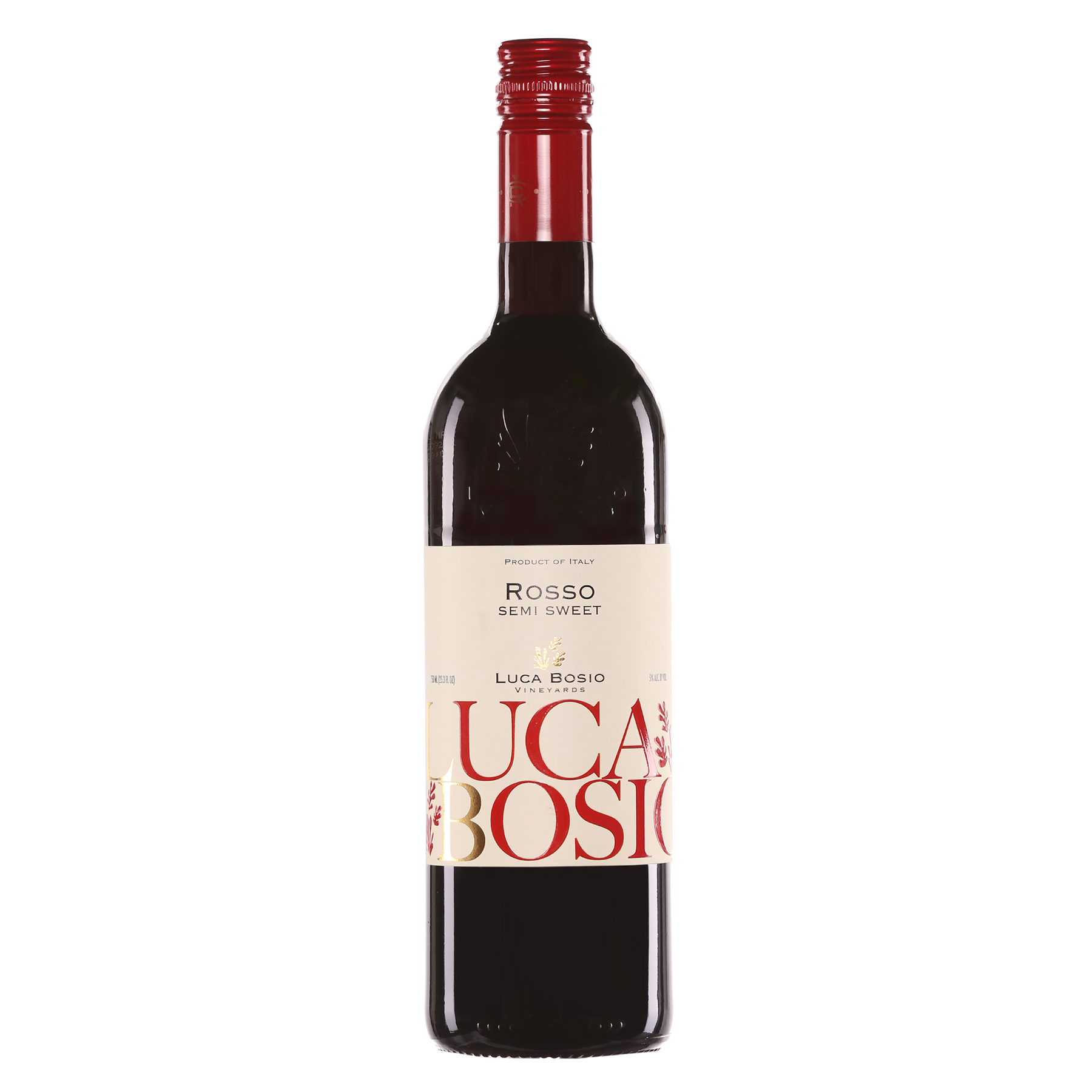 Luca Bosio Rosso Semi Sweet | Family Wineries Direct